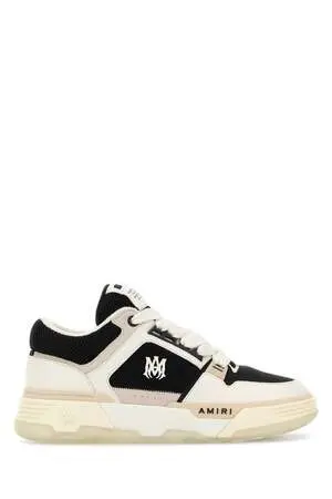 Amiri Ma-1 Sneakers In Two-tone Leather And Fabric - Multicolor