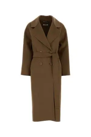 Max Mara Wool Heller Coat - Brown
