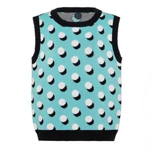 INGMARSON Oversized Polka Dot Vest