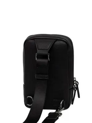 Armani Exchange Pebbled Logo-lettering Belt Bag