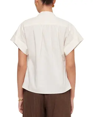 Fifteen Twenty Olive Short Sleeve V Neck Top