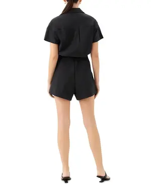 Fifteen Twenty Short Sleeve Button-up Romper