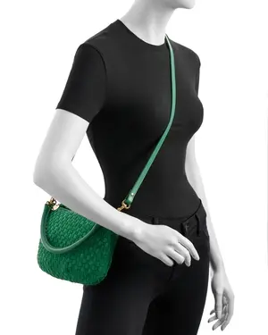Clare V. Moyen Messenger Woven Leather Bag