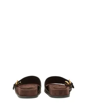 REISS Buckled Slide Sandals