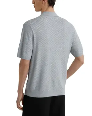 REISS Phoenix Textured Geo Pattern Shirt