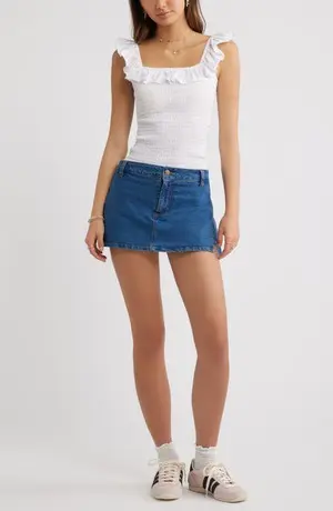 Bp. Side Slit Denim Skort
