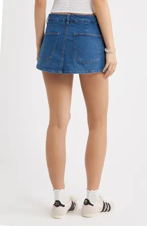 Bp. Side Slit Denim Skort