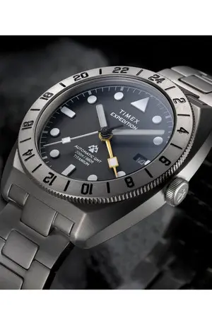 Timex® Expedition Pioneer Gmt Automatic Bracelet Watch