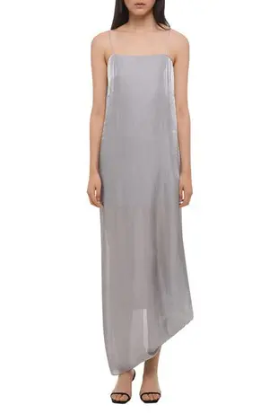 Helmut Lang Fluid Asymmetric Hem Maxi Dress