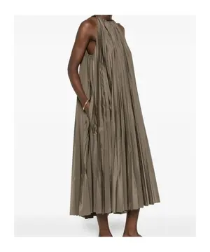 Max Mara Sleeveless Pleated Dress