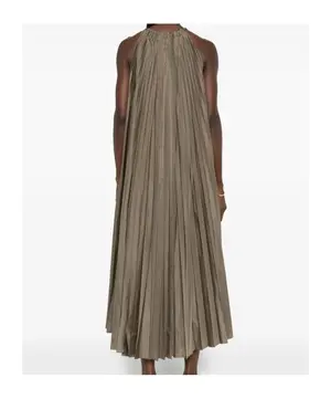 Max Mara Sleeveless Pleated Dress