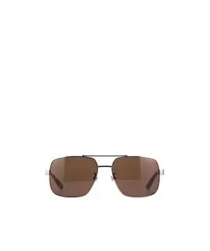 Gucci Aviator-frame Sunglasses - Brown