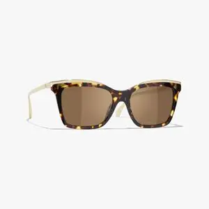 Chanel Butterfly Sunglasses - Tortoise