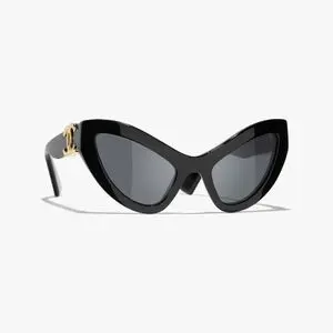 Chanel Cat Eye Sunglasses - Black