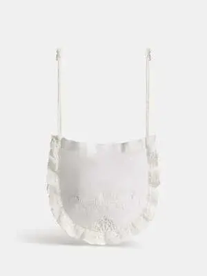 REFORMATION Silver Bell Bag Lace