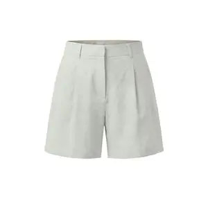 MONLICIA Velina Single Pleat Mini Shorts
