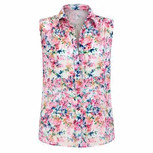CHIARELLA Frida Blouse- Multi Floral - Pink