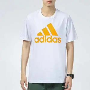 Adidas Bl Sj T Logo Sports Short Sleeve - White