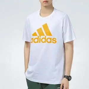 Adidas Bl Sj T Logo Sports Short Sleeve - White