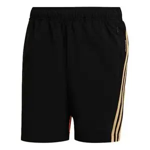 Adidas Colorblock Stripe Sports Shorts - Black
