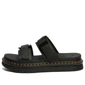 Dr. Martens Chilton Leather Slide Sandals - Black