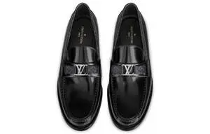 LOUIS VUITTON Major Loafers 'black With Monogram Deco