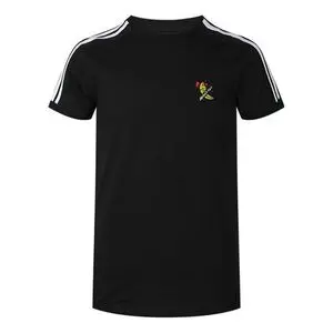 Adidas Neo M Frt Tee Casual Sports Round Neck Short Sleeve - Black