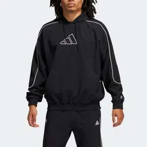 Adidas Embroidered Logo Hooded Pullover