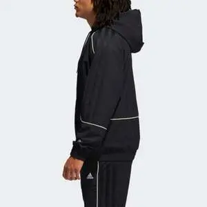 Adidas Embroidered Logo Hooded Pullover