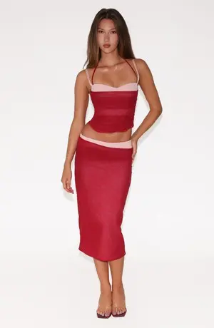 TIGER MIST Caline Midi Skirt