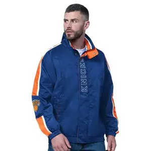 STARTER New York Knicks Lightweight Full-zip Jacket - Blue