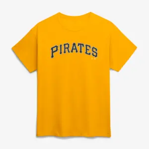 LOGO ATHLETIC Pittsburgh Pirates Wordmark T-shirt - Gold