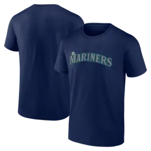 LOGO ATHLETIC Seattle Mariners Wordmark T-shirt - Navy