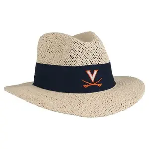 AHEAD Virginia Cavaliers Wellington Gambler Straw Hat