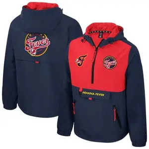 STADIUM ESSENTIALS Indiana Fever Legends Challenger Quarter-zip Jacket - Navy