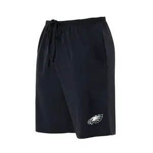 CONCEPTS SPORT Philadelphia Eagles Fleece Lounge Shorts - Black
