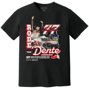 CLASSIC INK Carson Hocevar Jack Link's 500 Race Winner T-shirt - Black