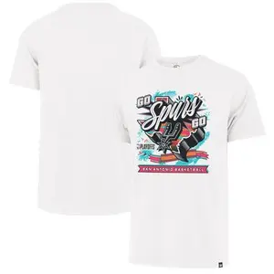 '47 San Antonio Spurs 2026 Nba Playoffs Round Two Franklin T-shirt - White