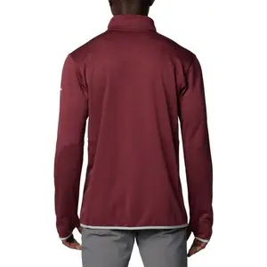 Columbia Texas A&m Aggies Half-zip Fleece Jacket - Maroon