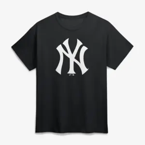 LOGO ATHLETIC New York Yankees Official Logo T-shirt - Black