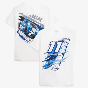 JOE GIBBS RACING TEAM COLLECTION Denny Hamlin #11 Progressive T-shirt - White