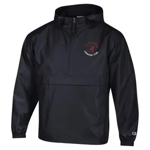 Champion Alabama Crimson Tide Packable Hooded Windbreaker Half-zip Jacket