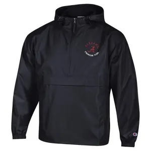 Champion Alabama Crimson Tide Packable Hooded Windbreaker Half-zip Jacket