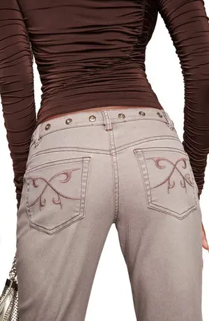 I.AM.GIA Low Rise Flare Leg Pants
