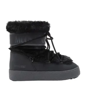 Moon Boot Ltrack Tube Faux-fur Boots - Black