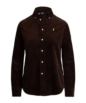 Polo Ralph Lauren Button-down Corduroy Shirt - Dark Beech