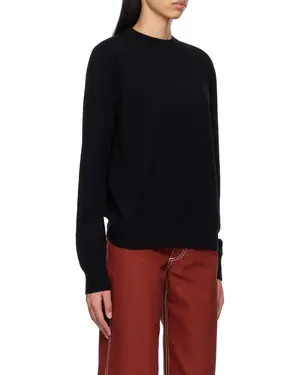 Acne Studios Face Logo Patch Crewneck Jumper