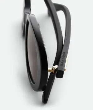Bottega Veneta Oval Frame Sunglasses
