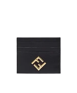 Fendi Ff Diamonds Open Top Card Case
