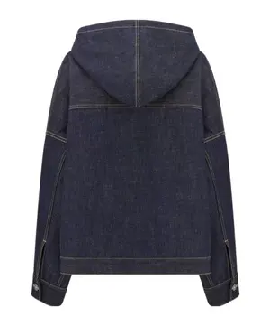 Dior Oversized Hooded Jacket With Bee And Cd Logo Embroidery